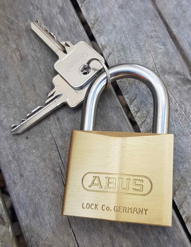 Solid Padlock Brass 85/50 - SWI-TEC