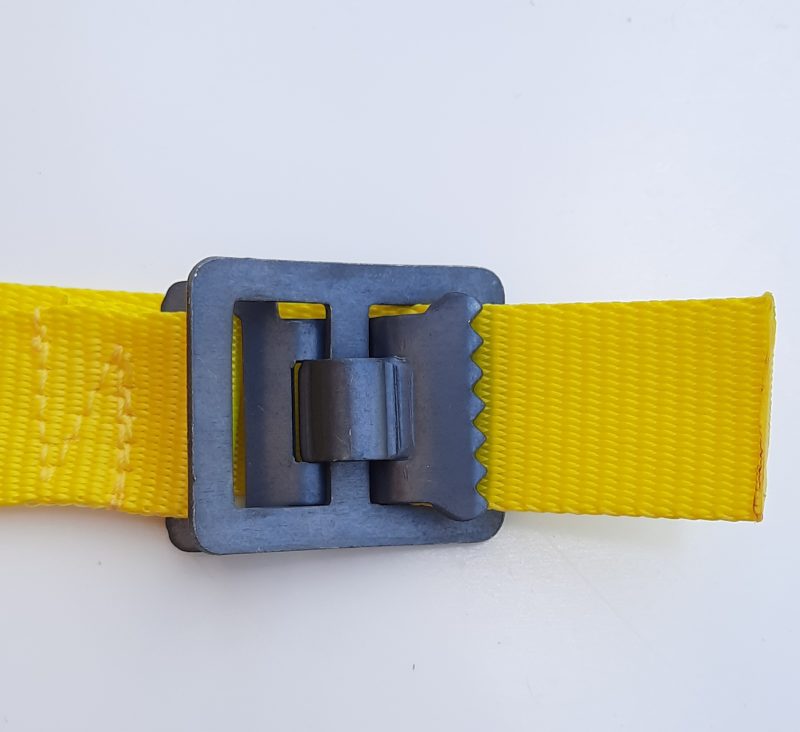 Clamping buckle for webbing 20/25 mm, Anodized aluminium
